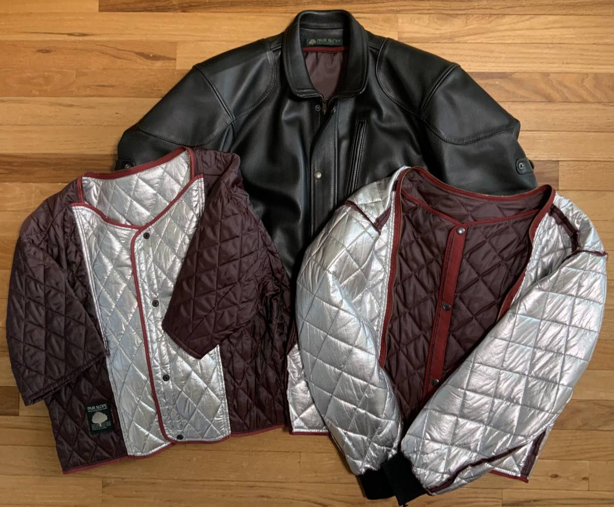 最終出品 ペアスロープ PAIR SLOPE ライディングショートコート DML-82 L/LL オーダー品 防寒サンステートライナー2着付き ...