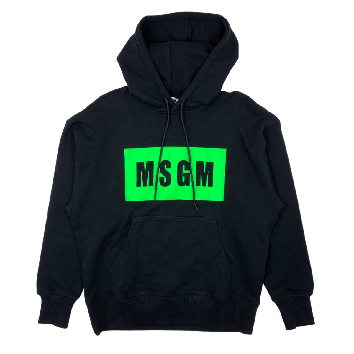 2022年秋冬新作 MSGM エムエスジーエム ボックスロゴパーカー ブラック/黒/Lサイズ メンズ スウェット ネオンカラー(Lサイズ)｜売買されたオークション情報、yahooの商品情報を ...