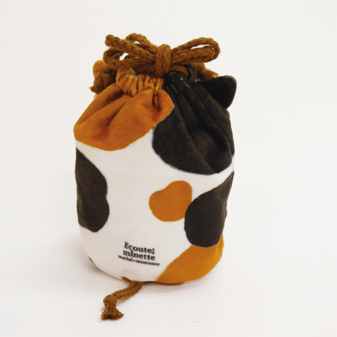 ECOUTE エクート E.minette ニャンコ巾着 みけ 猫(巾着)｜売買されたオークション情報、yahooの商品情報をアーカイブ公開 - オークファン（aucfan.com）