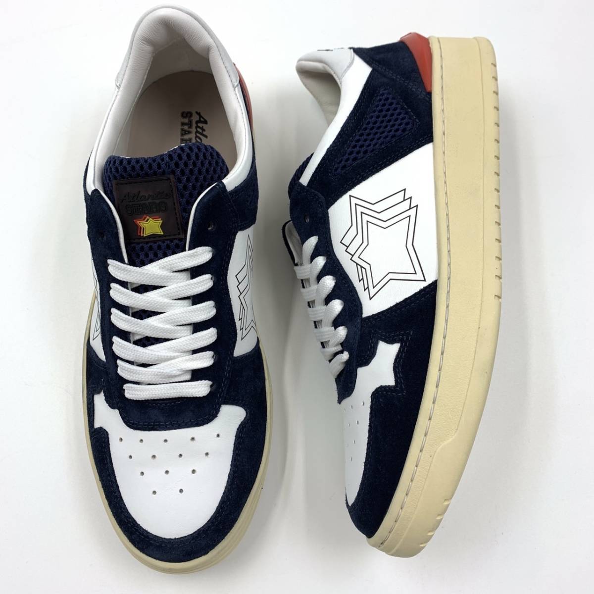 定価35200円 アトランティックスターズ スターパッチスニーカー Atlantic STARS NANTO DBDD AS02 41 ...