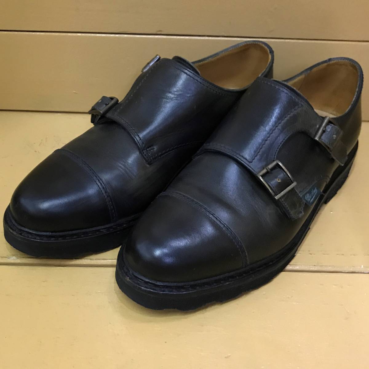 F226 靴 Paraboot WILLIAM パラブーツ ウィリアム ダブルモンクストラップ 25cm UK6.5(パラブーツ)｜売買された ...