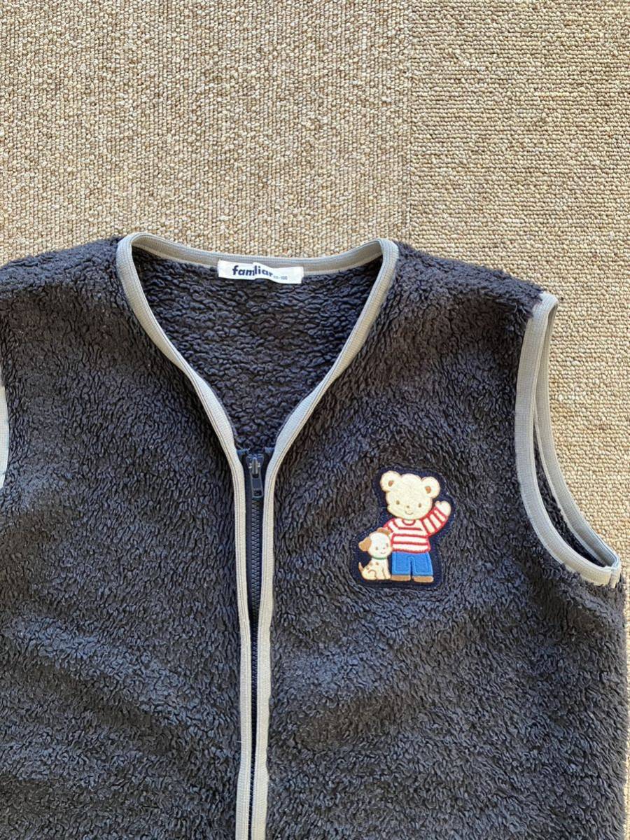 familiar ファミリア ベビースリーパー フリースベスト 80 90 100(ベビー用)｜売買されたオークション情報、yahooの商品情報をアーカイブ公開 - オークファン（aucfan ...