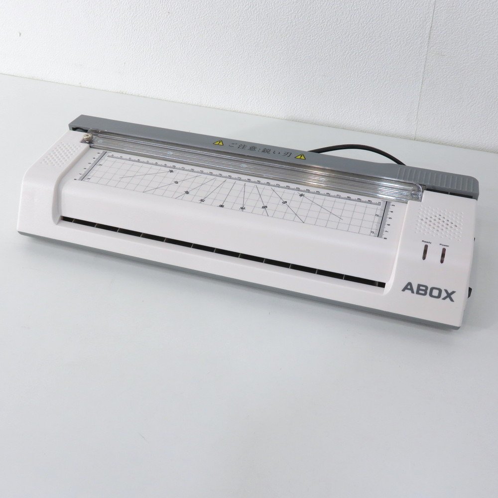 ABOX OL381C ラミネーター ホワイト A3 ラミネート加工 パウチ オフィスサプライ YH9122 オフィス家具(ラミネーター ...