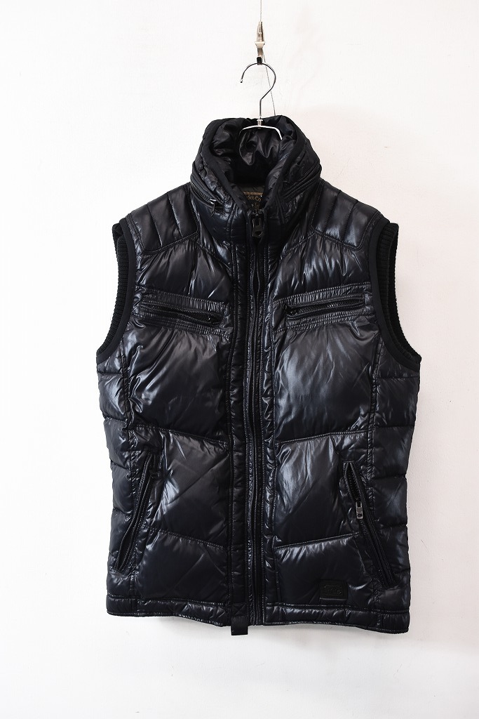 9568 DIESEL ディーゼル シャイニー ダウン ジャケット ベスト 黒 メンズ S フード収納可能(Sサイズ)｜売買されたオークション情報、yahooの商品情報をアーカイブ公開 ...