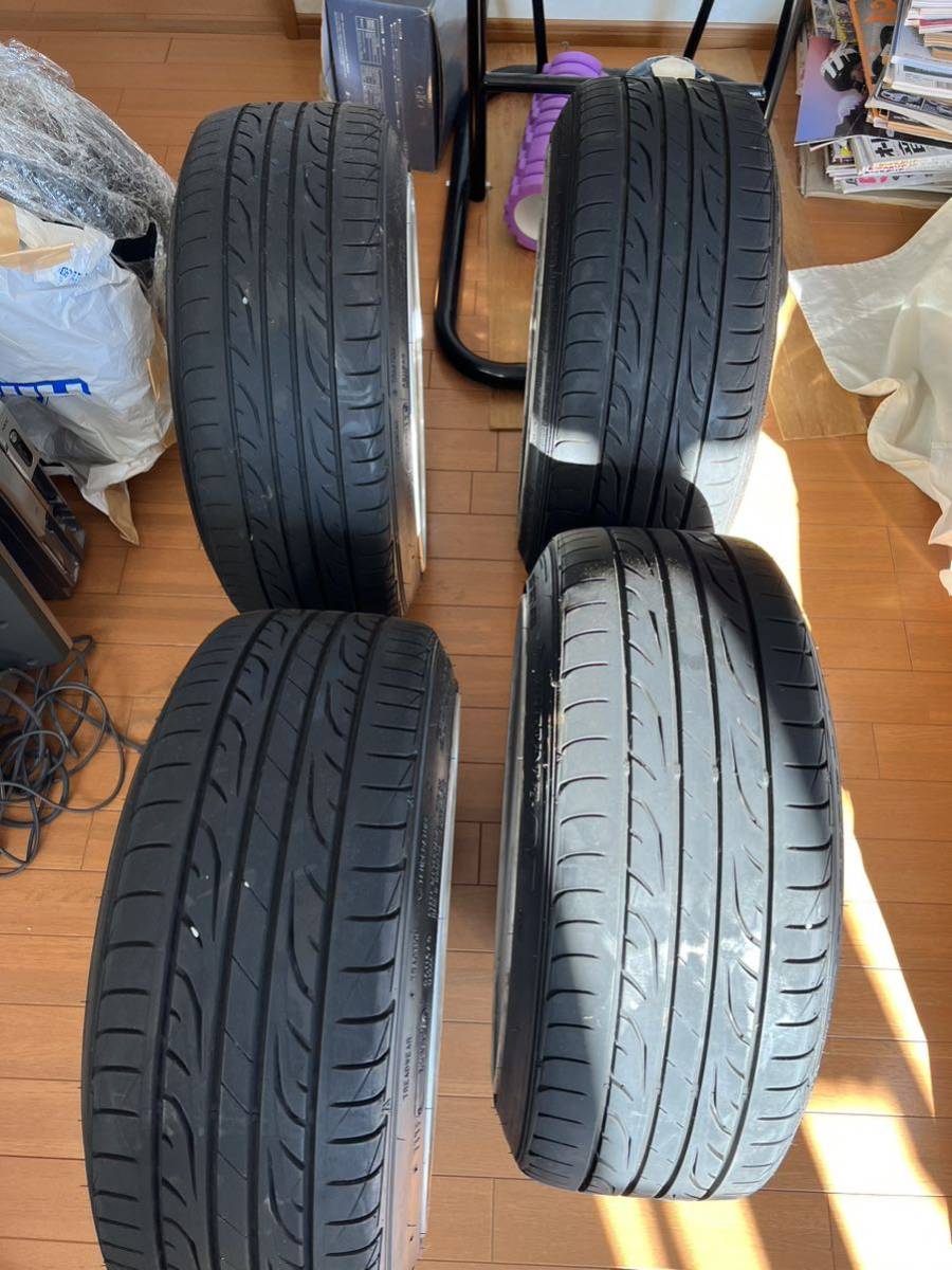 BBS RG069 8J+30 16in 5穴PCD114.3 4本セット 195/45R16 タイヤ残り溝あり 引っ張り GT-R Z32 JZX81 GX81 R32 S13 S14 ...