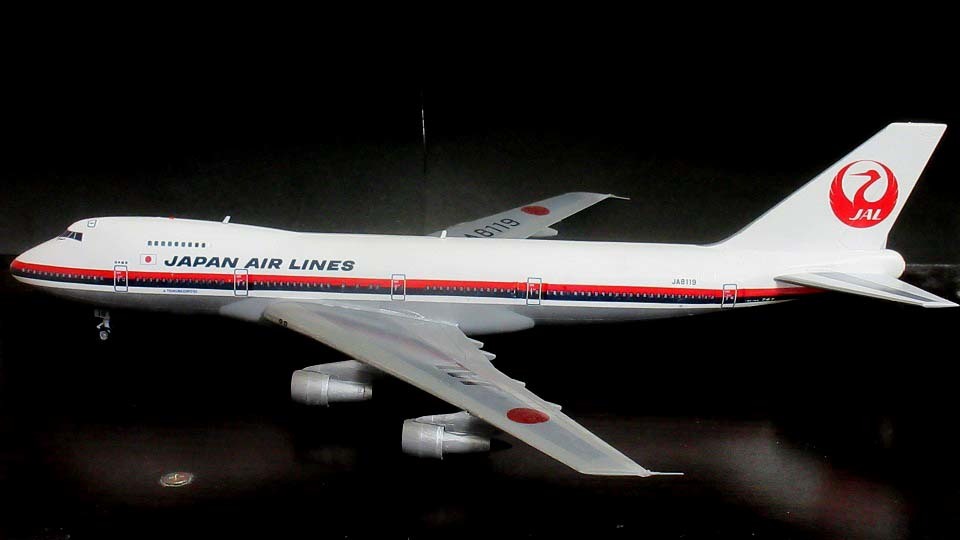 御巣鷹山の記憶を永遠に 塗装組立完成品 B747 日本航空 JA8119 1/200サイズ(旅客機)｜売買されたオークション情報、yahooの ...
