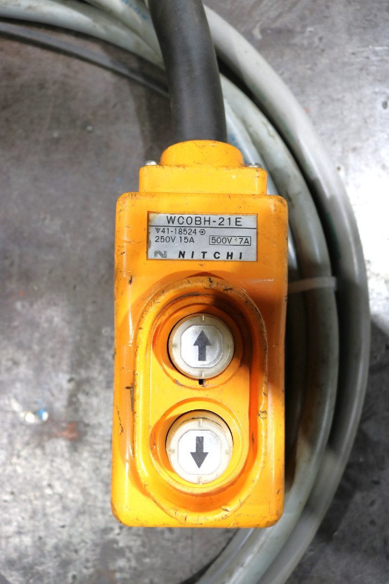 3318 ニッチ 電動チェーンブロック 1t 揚程3m ホイスト 吊上げ EC-3S NITCHI(その他)｜売買されたオークション情報 ...