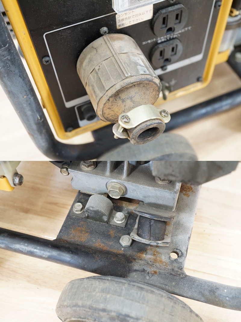 前ダ: 富士重工業 発電機 RGD2200 ディーゼル Robin/ロビン DY23 軽油 100V 60Hz 西日本専用(発電機、変圧器 ...