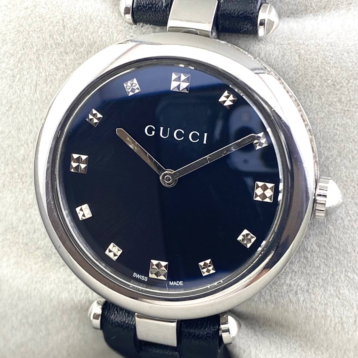1円箱付 GUCCI グッチ 腕時計 メンズ 141.4 ディアマンティッシマ ブラック文字盤 ラウンドフェイス 可動品(男性用)｜売買されたオークション情報、yahooの商品情報をアーカイブ ...