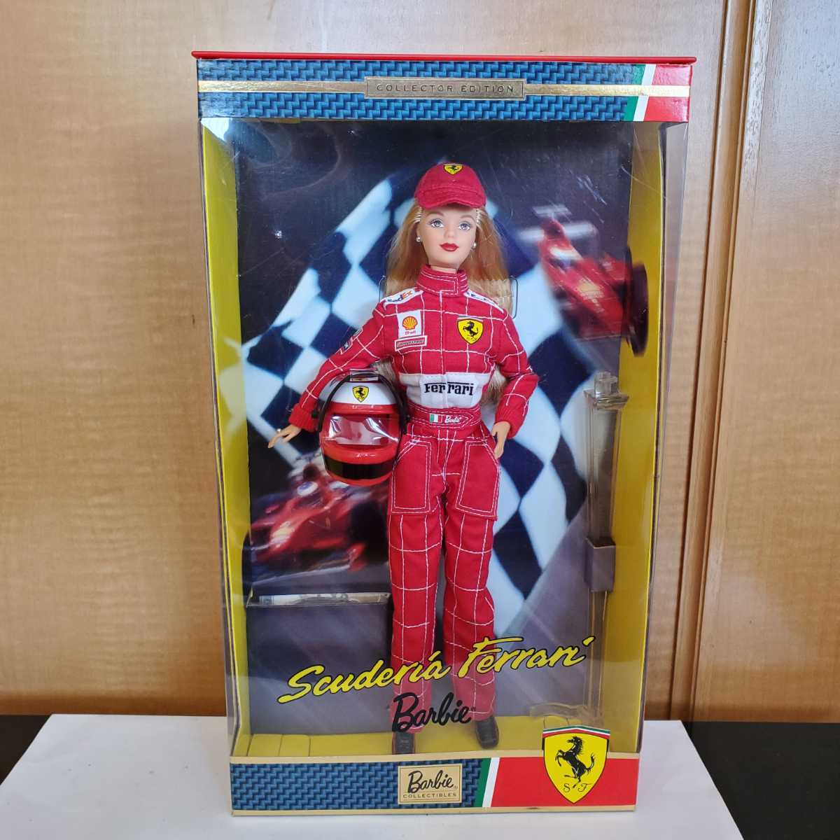MATTEL COLLECTOR EDITION Scuderia Ferrari Barbie DOLL マテル スクーデリア フェラーリ ...