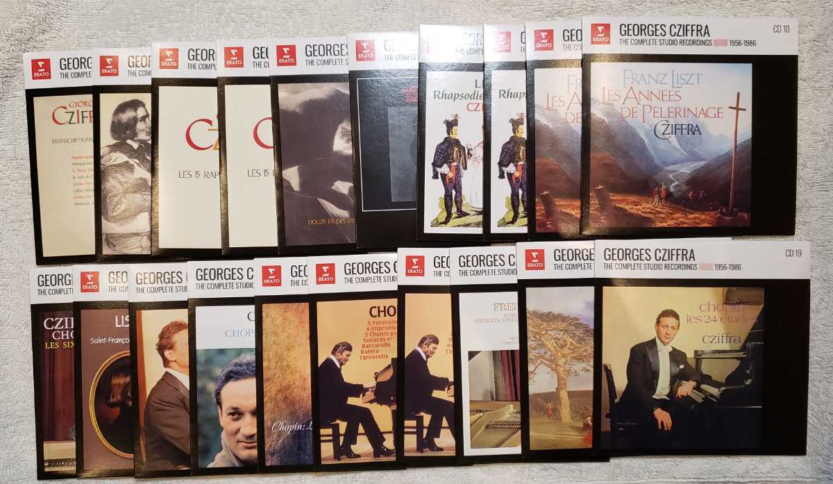 GEORGES CZIFFRA The Complete Studio Recordings 1956-1986 41CD ジョルジュ シフラ スタジオ録音全集 ERATO WARNER ...