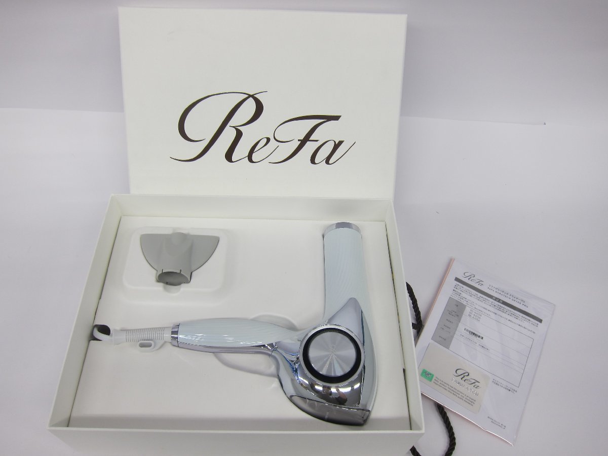 1円 おたからや Z0225-47 株式会社 MTG ReFaリファ RE-AJ02A BEAUTECH DRYER PROビューテックドライヤープロ ホワイト 通電確認済(ヘアアイロン ...