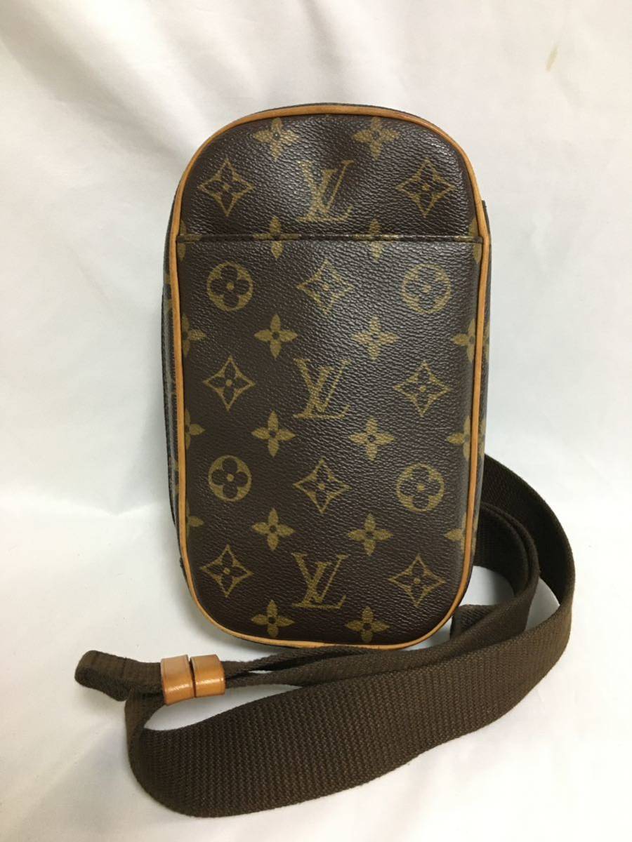 ルイヴィトン モノグラム ボディバッグ ポシェット ガンジュ M51870 LOUIS VUITTON(ポシェット)｜売買されたオークション情報、yahooの商品情報をアーカイブ公開 ...