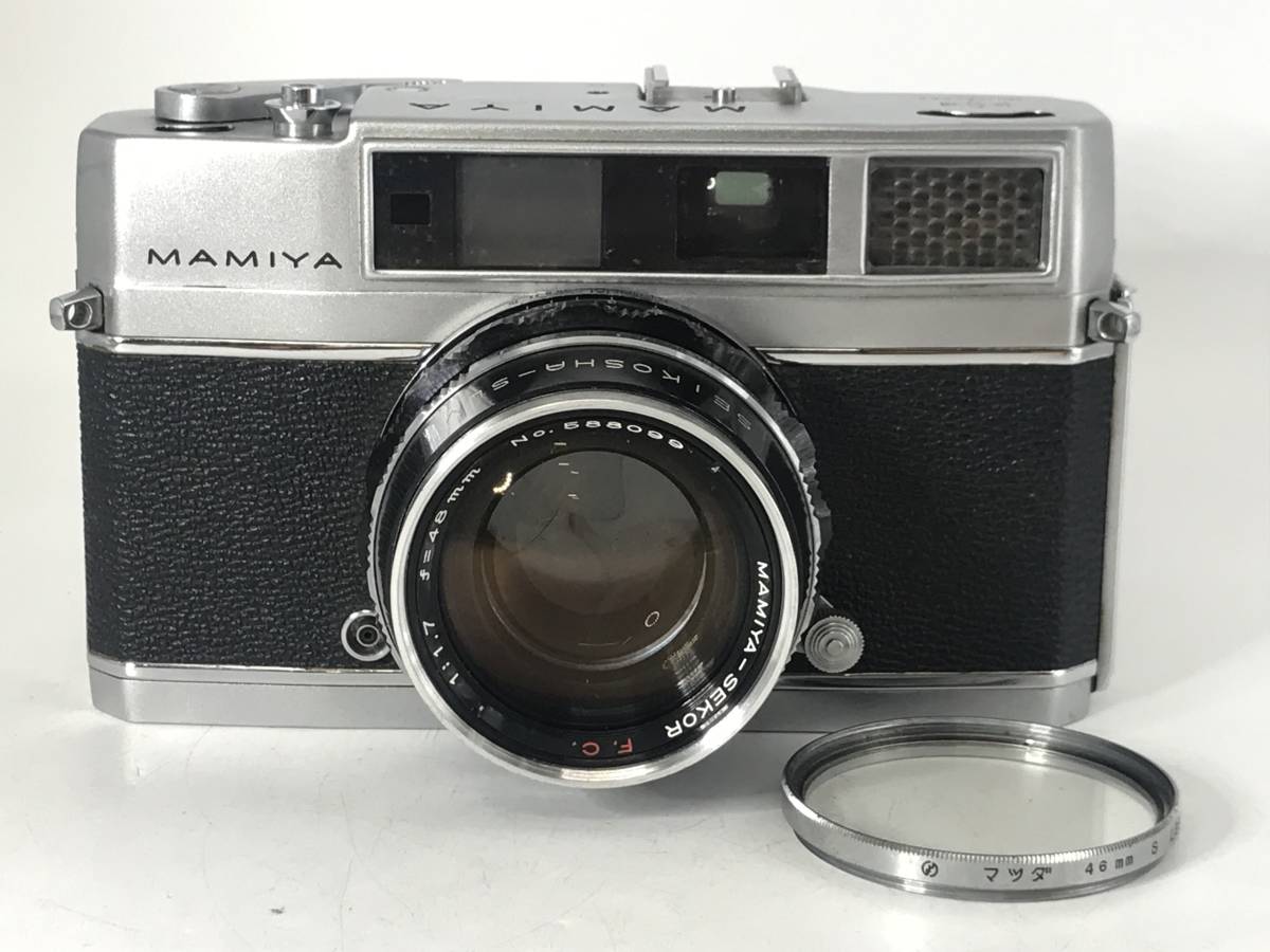23-0322-21 MAMIYA マミヤ Mamiya Auto Deluxe 35mm MAMIYA-SEKOR F.C. f:1.7 f=48mm フィルムカメラ(その他)｜売買された ...