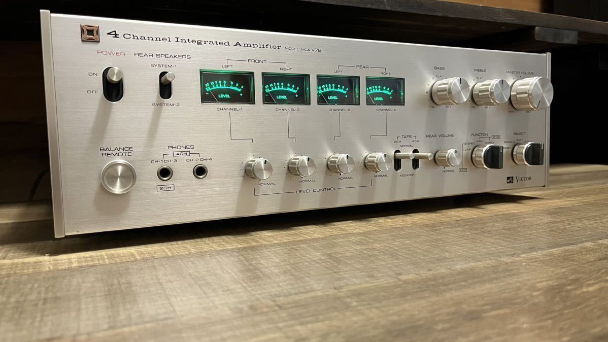 VICTOR ビクター MCA-V7B プリメインアンプ メンテナンス品 動作良好 LED仕様(ビクター)｜売買されたオークション情報 ...