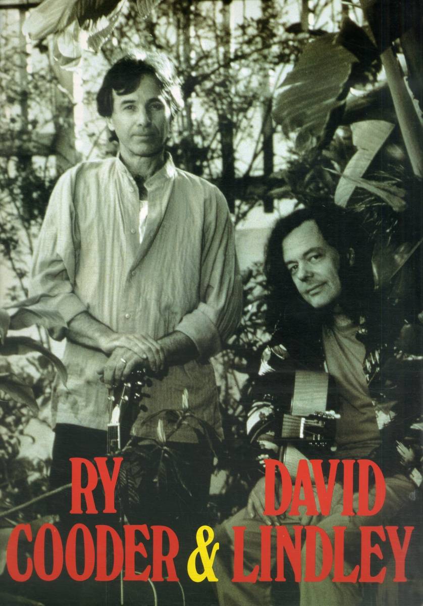 J00014011/ コンサートパンフ/ライ クーダー & デヴィッド リンドレー Ry Cooder＆David Lindley An ...