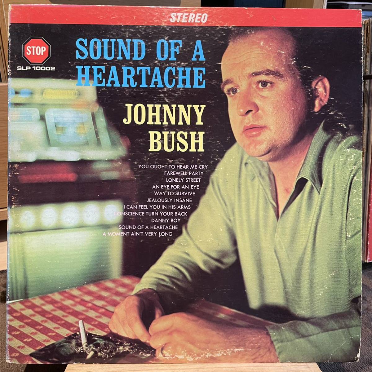 US盤Org. Johnny Bush Sound Of A Heartache 1968 Stop LP 10002 Willie ...