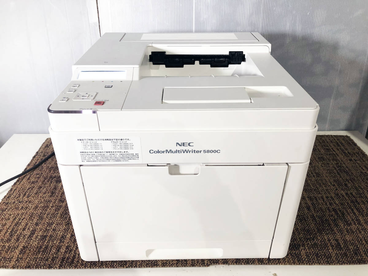 NEC カラーページプリンタ Color MultiWriter 5800C PR-L5800C BLYM(NEC)｜売買されたオークション ...