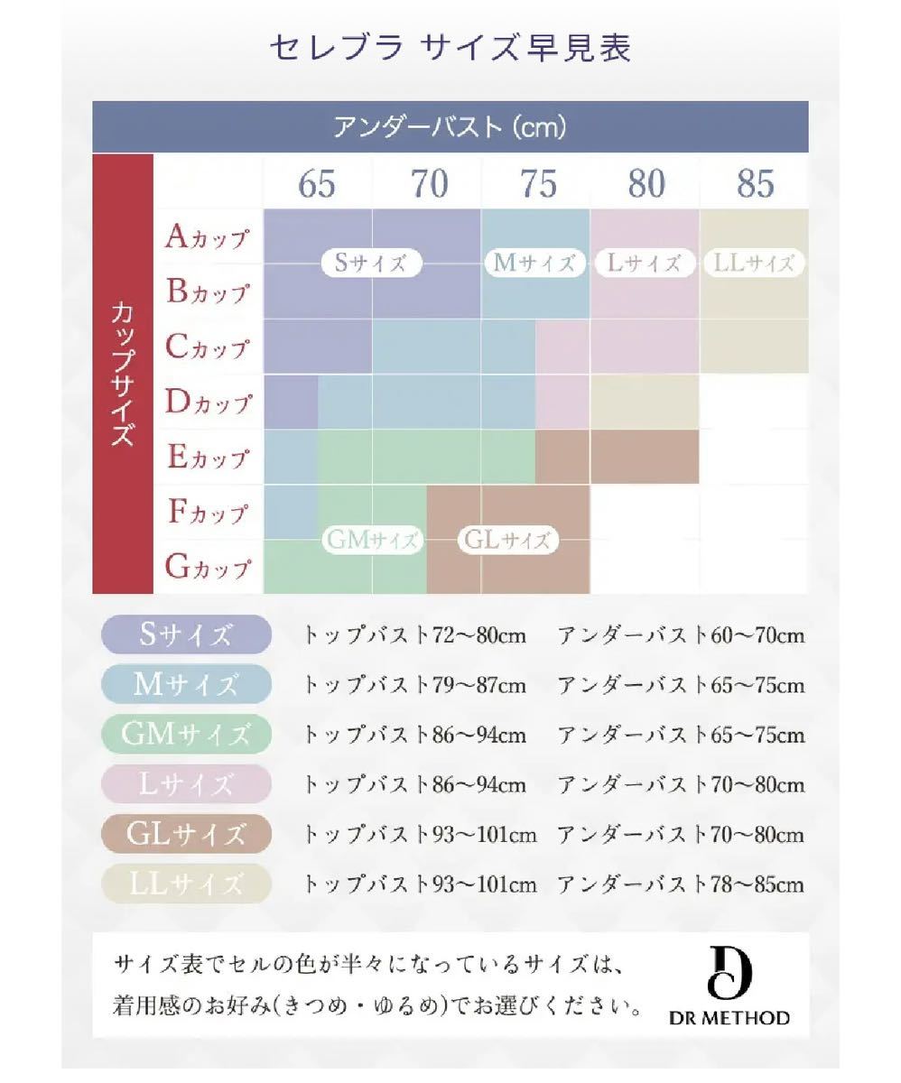 ドクターメソッド セレブラ DR METHOD CelleBra GMサイズ ドリーミーブラック 黒 補正下着 ナイトブラ(Eカップ以上)｜売買されたオークション情報、yahooの商品情報を ...