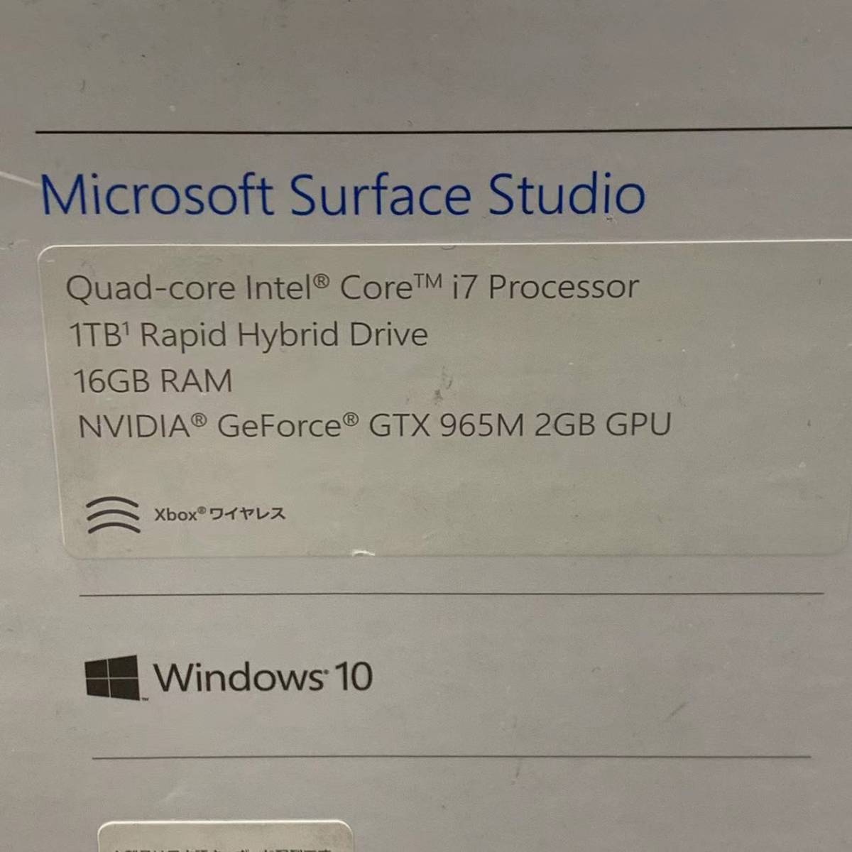 爆速発送 大特価 訳あり品 Microsoft Surface Studio 第1世代 Intel Core i7 Processor ...