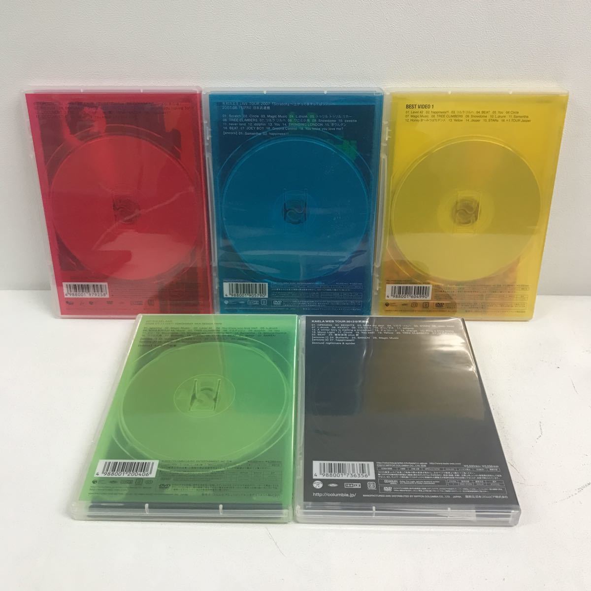 Y0422A2 木村カエラ DVD セル版 コロムビア 邦楽 / 1st TOUR 2005 4YOU / LIVE Scratch / BEST VIDEO 1 / GO 5 KAELAND ...