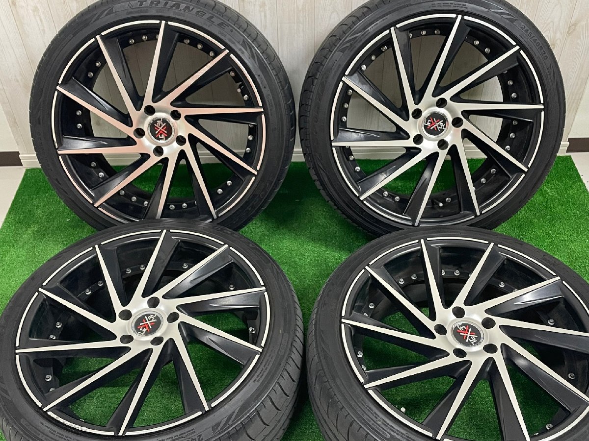 01221 トヨタアルファードHV AYH30W レクセルラルーチェ20インチ 245/40R20 XP2302-002925(ラジアルタイヤ ...