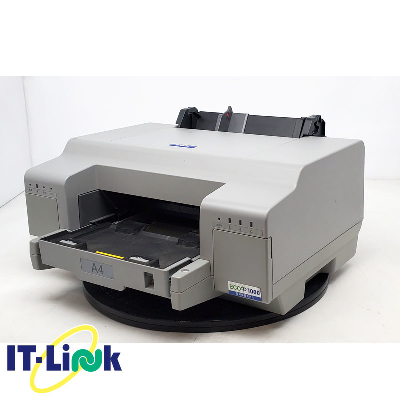 A4 4色インクジェットプリンタ EMシステムズ ECO-P1000 EPSON GP-710 /破損なし/印字確認済み/イエロー切れ ...