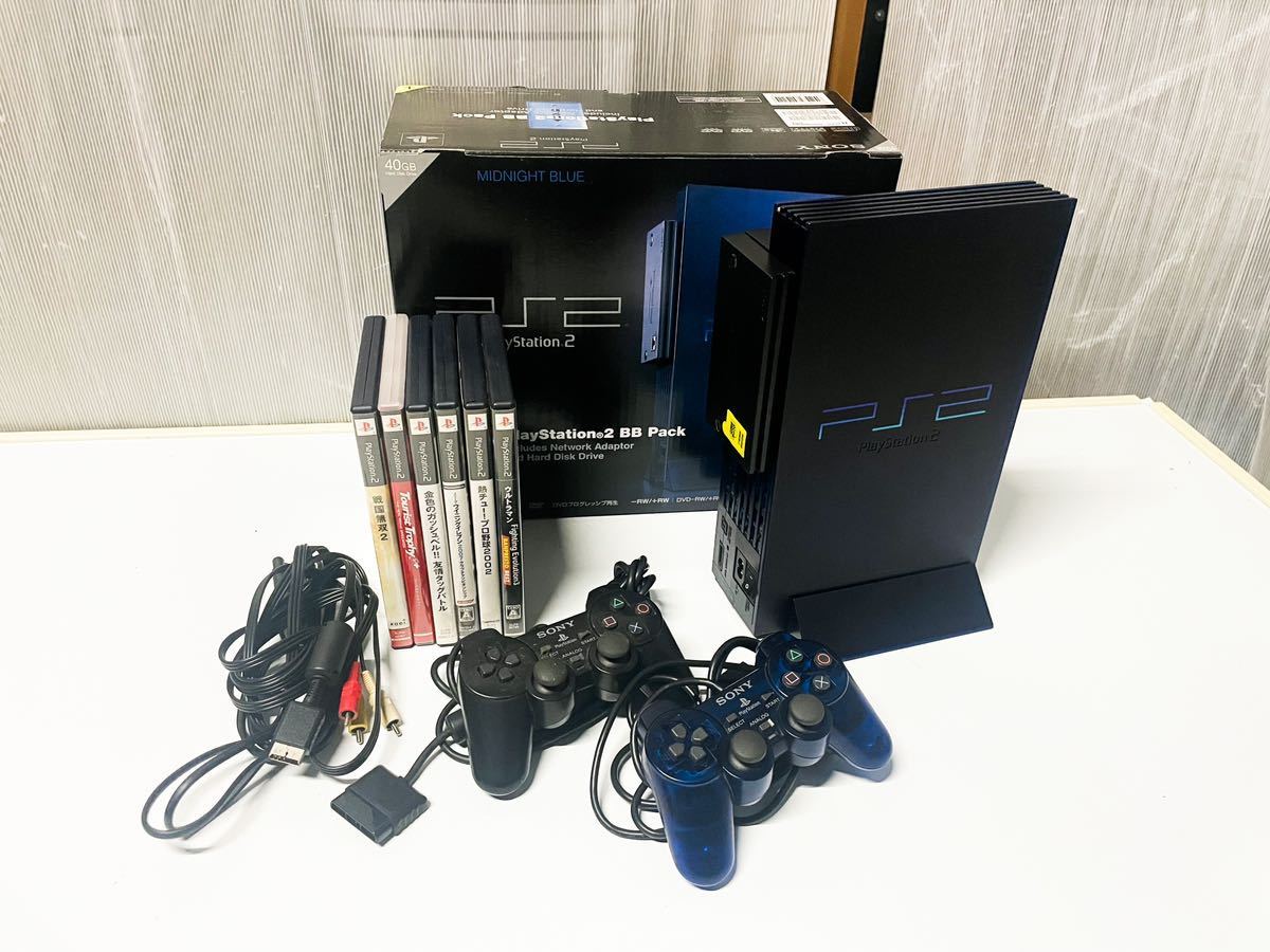 SONY ソニー プレイステーション2 PS2 PlayStation2 BB Pack 本体 ソフト 戦国無双2 Tourist Trophy 金色のガッシュ etc...(本体)｜売買され ...