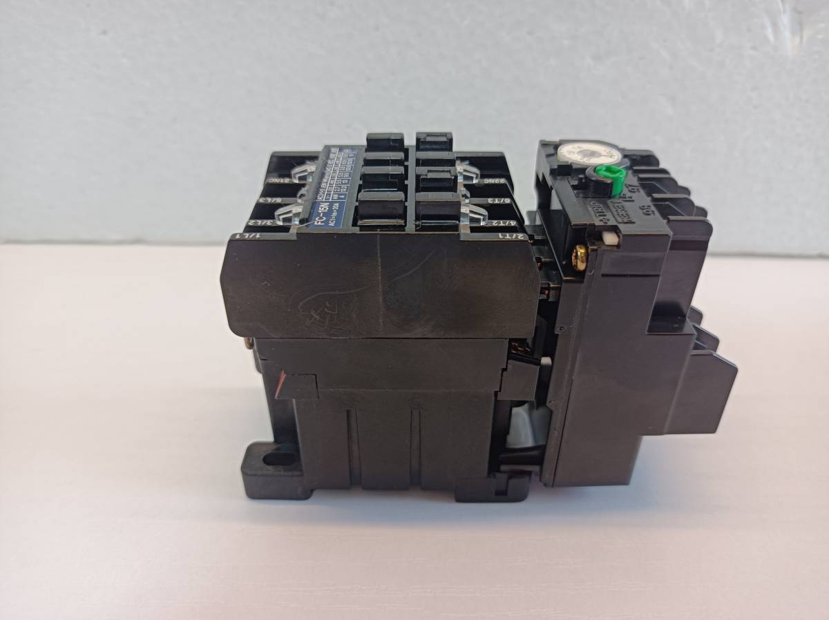 Matsushita Contactor FC-15N 3P+1b AC200V BMFT6153 2N & Matsushita ...