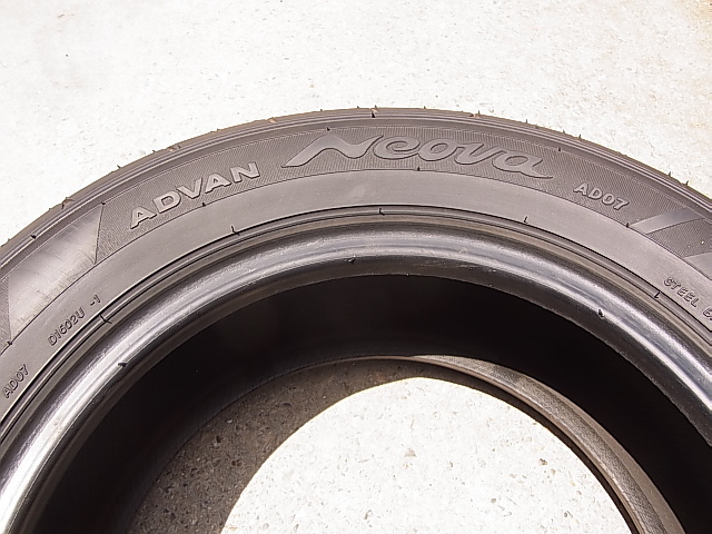 バリ溝 YOKOHAMA ADVAN Neova AD07 ネオバ 195/60R14 2本 セット AE86 AE92 レビン トレノ ...