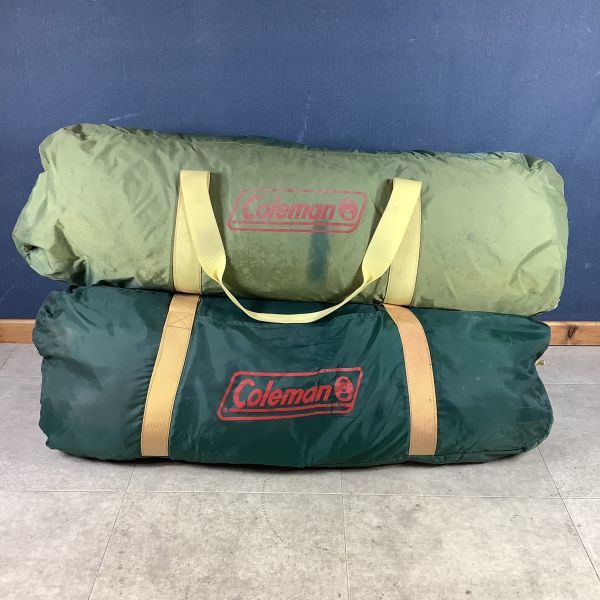 E4080 アウトドア JUNK Coleman／コールマン テントセット パラワイド 170T3450J スタンダード ドームワイド 170T2400J(～5人用)｜売買されたオークション ...