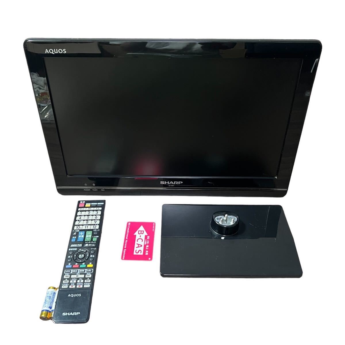 シャープ 19V型 液晶 テレビ AQUOS LC-19K7-B ハイビジョン 2012年モデル SHARP(テレビ)｜売買されたオークション情報、yahooの商品情報をアーカイブ公開 ...
