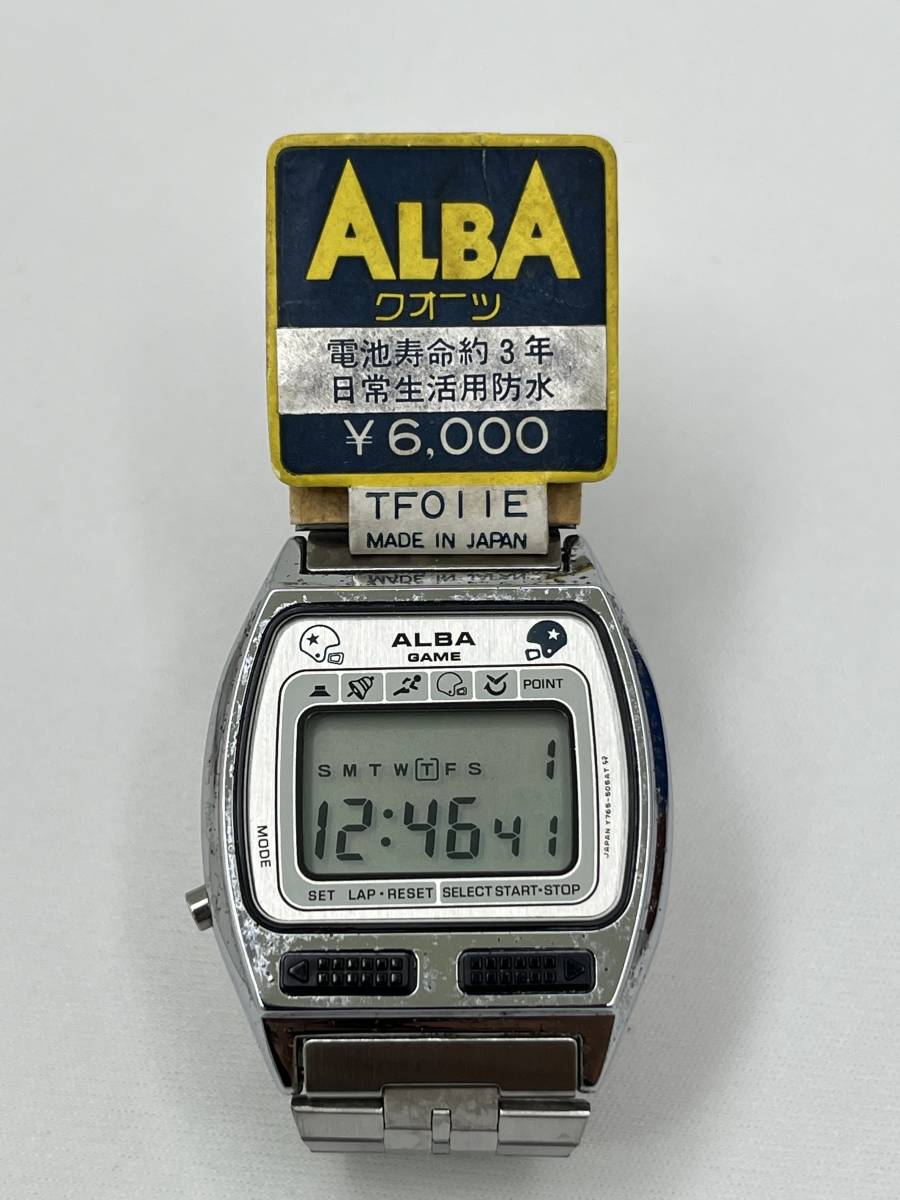 M302 品 デットストック ALBA Y765-5050 ゲーム付き デジタル 時計 電池交換済み(セイコー)｜売買されたオークション情報 ...