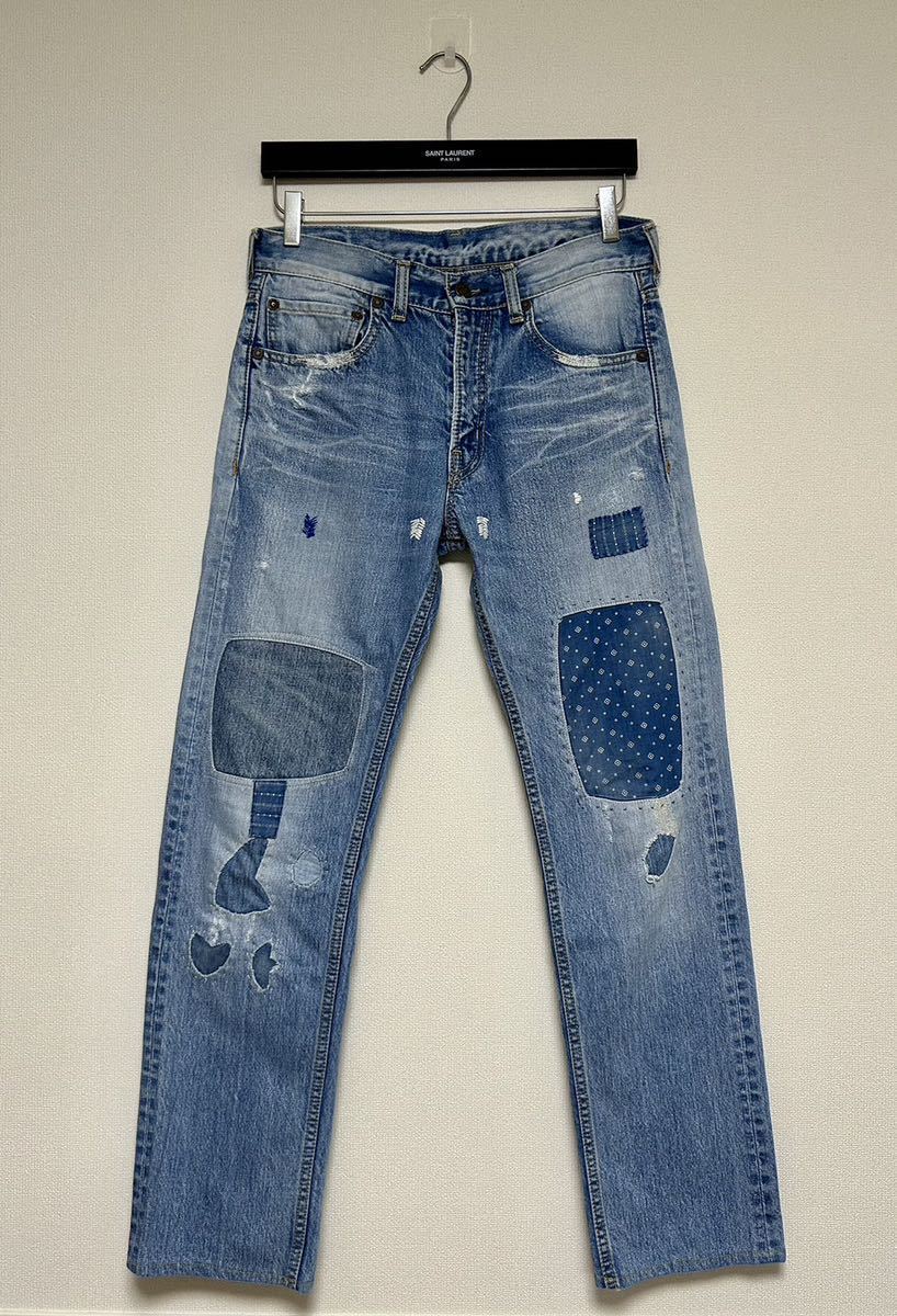 HOLLYWOOD RANCH MARKET /ハリウッド ランチ マーケット/パッチワークデニムパンツ /size30(ジーンズ)｜売買されたオークション情報、yahooの商品情報を ...