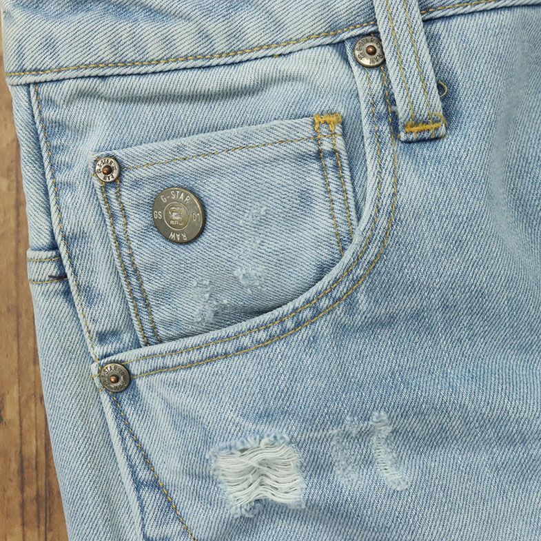 1円/G-STAR RAW/27インチ/テーパード デニムパンツ ARC 3D SLIM 51030.5689.1243 ダメージ加工 ...