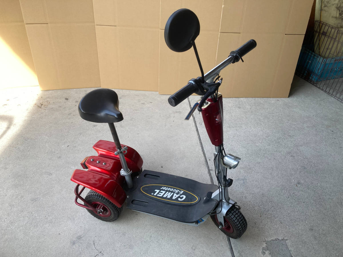 CAMEL E-SCOOTER eバイク 電動バイク 電動アシスト自転車 ジャンク品 部品取り等にいかが しょうか(キックボード)｜売買された ...