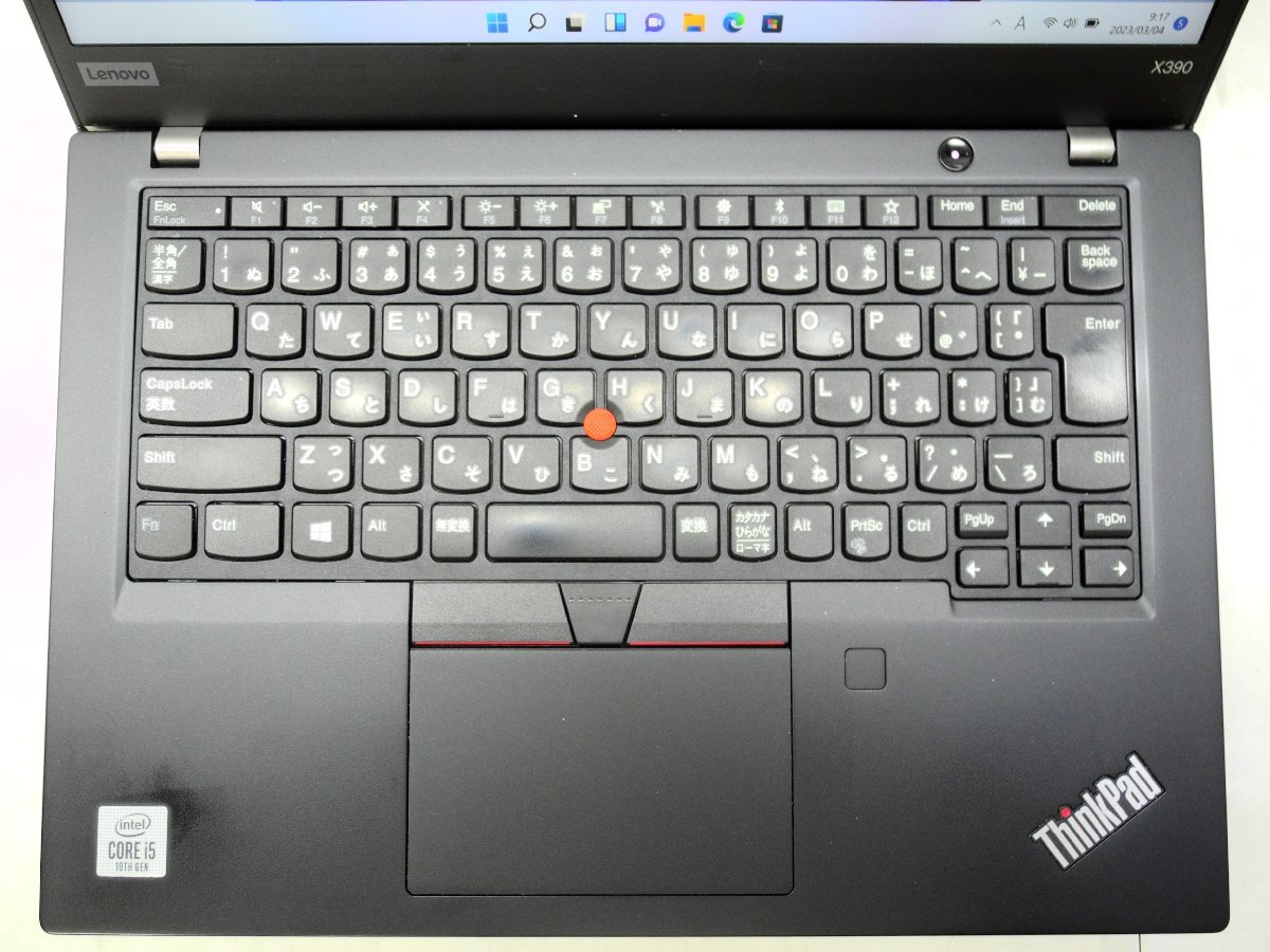 第10世代 Lenovo Thinkpad X390 20SD-S0P100/Core i5 1.60GHz/8GB/SSD256GB/無線 ...