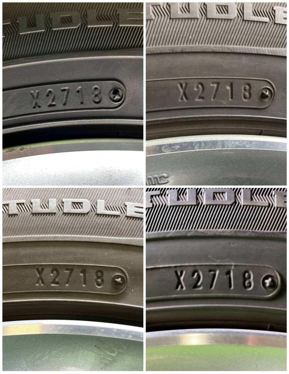 ホンダ CU1 アコード 17インチ純正アルミ&スタッドレス4本セット GENUINE ALLOY WHEELS & STUDLESS ...