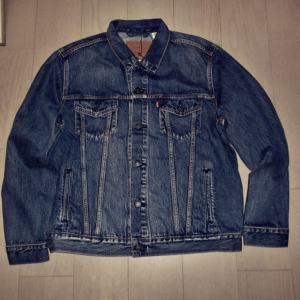 リーバイス Levi's ジージャン3rd 723340573 デニム トラッカージャケット ビッグE Lサイズ 日本サイズXL デニム ...
