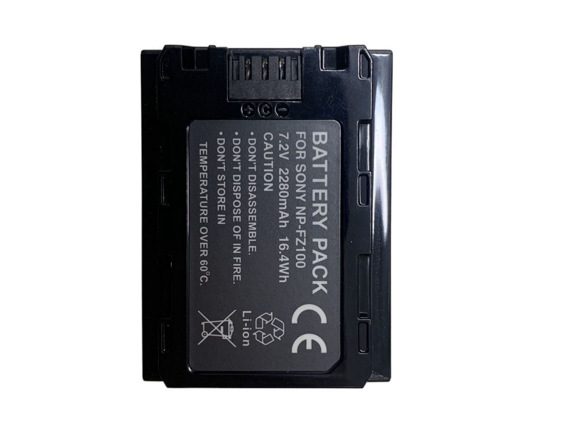 BC130→NP-FZ100に対応する互換汎用品 Sony A7 III Sony Alpha A7R III A7R IV A9 A6600 ...