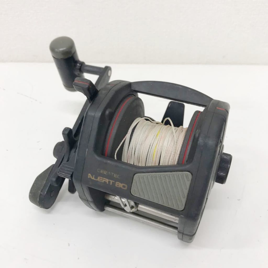 refle RYOBI リョービ CERATEC ALERT80 リール 釣り具 フィッシング Hi-POWER GEAR SYSTEM 現状品(リール)｜売買されたオークション情報 ...
