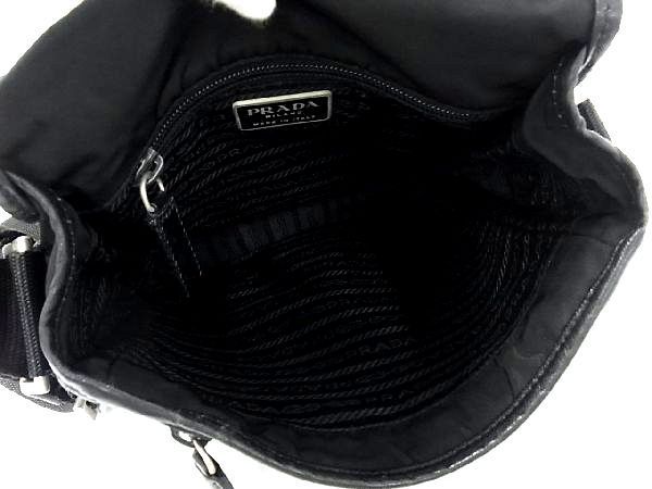1円 PRADA プラダ V167 テスートナイロン クロスボディ ショルダーバッグ 斜め掛けかばん メンズ レディース ブラック系 BE2482(ショルダーバッグ)｜売買されたオークション ...