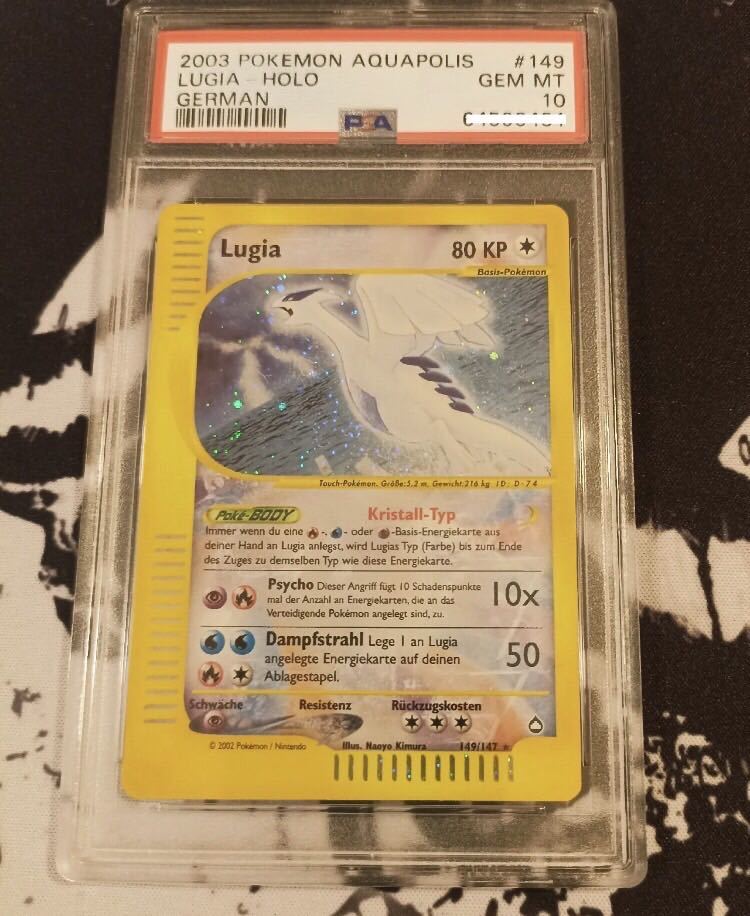 ルギア Crystal Type Lugia Holo Secret Rare Aquapolis 149/147 Pokmon Card ...