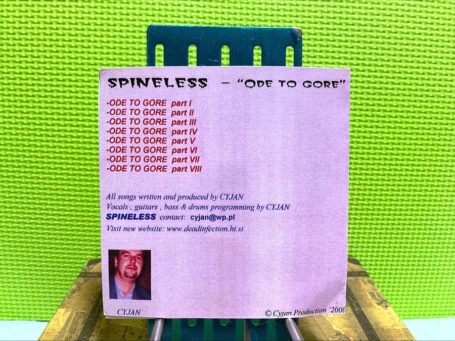 SPINELESS Ode To Gore ゴアグラインド gore grind dead infection meat spreader ...