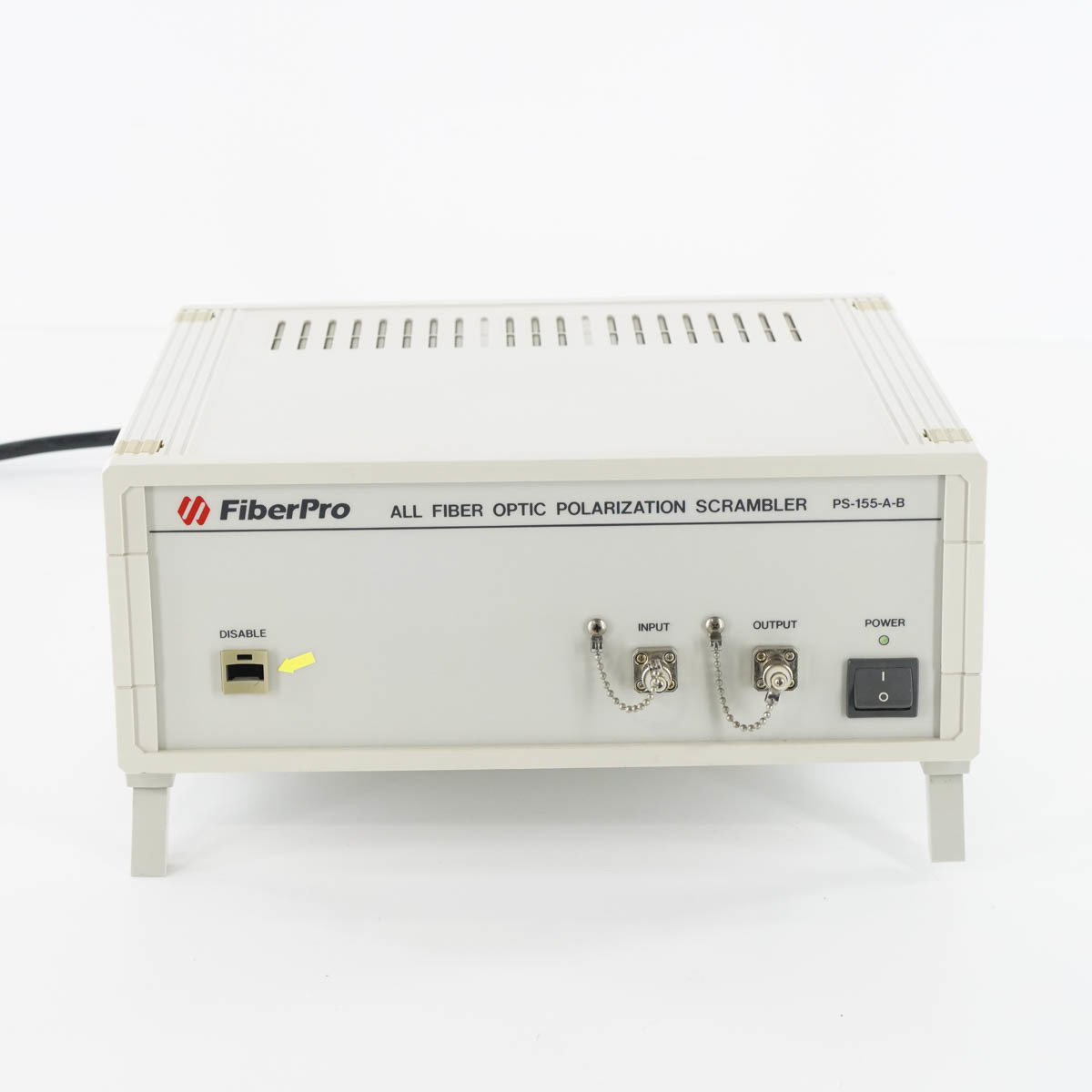 DW 8日保証 PS-155-A-B FiberPro ALL FIBER OPTIC POLARIZATION SCRAMBLER 偏波 ...