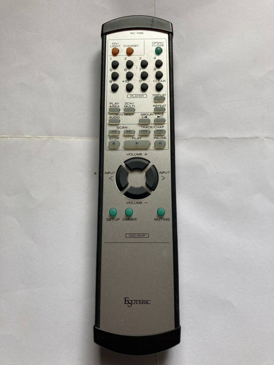 リモコン ESOTERIC RC-1156(オーディオ機器)｜売買されたオークション情報、yahooの商品情報をアーカイブ公開 ...