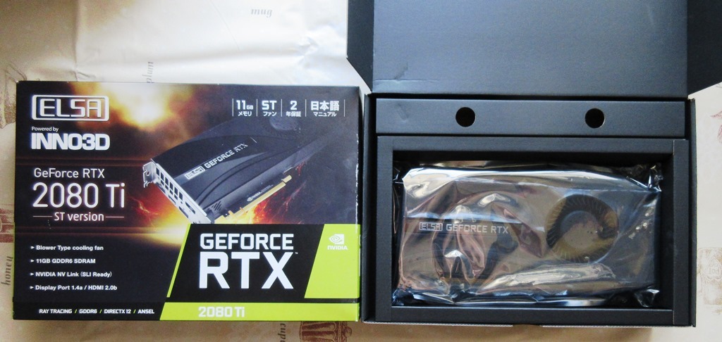 ELSA NVIDIA GeForce RTX 2080 Ti ST GDDR6 SDRAM メモリ容量11GBPCI Express x16 ...