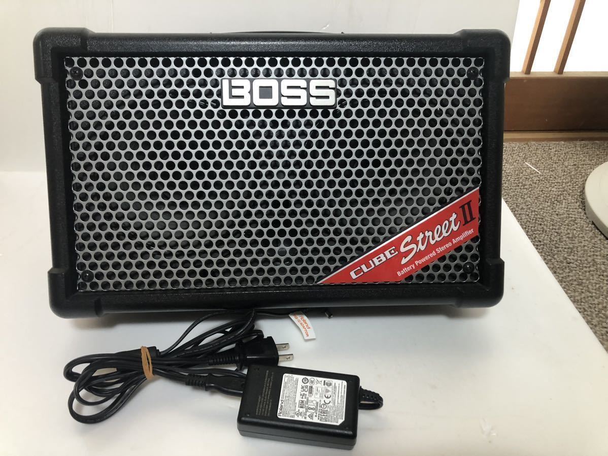 BOSS CUBE STREET II ブラック キューブストリートII BT-DUALアダプター付き(ギターアンプ)｜売買されたオークション ...