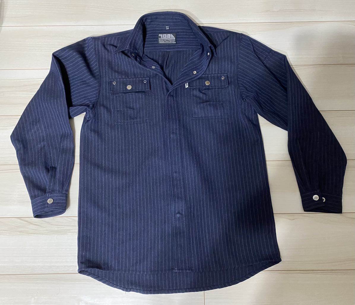 寅壱 TORA ライダースジャケット ストライプ柄 紺 作業服 4309 ブルゾン ジャンバー LL(ジャンパー、ブルゾン)｜売買されたオークション情報、yahooの商品情報をアーカイブ公開 ...