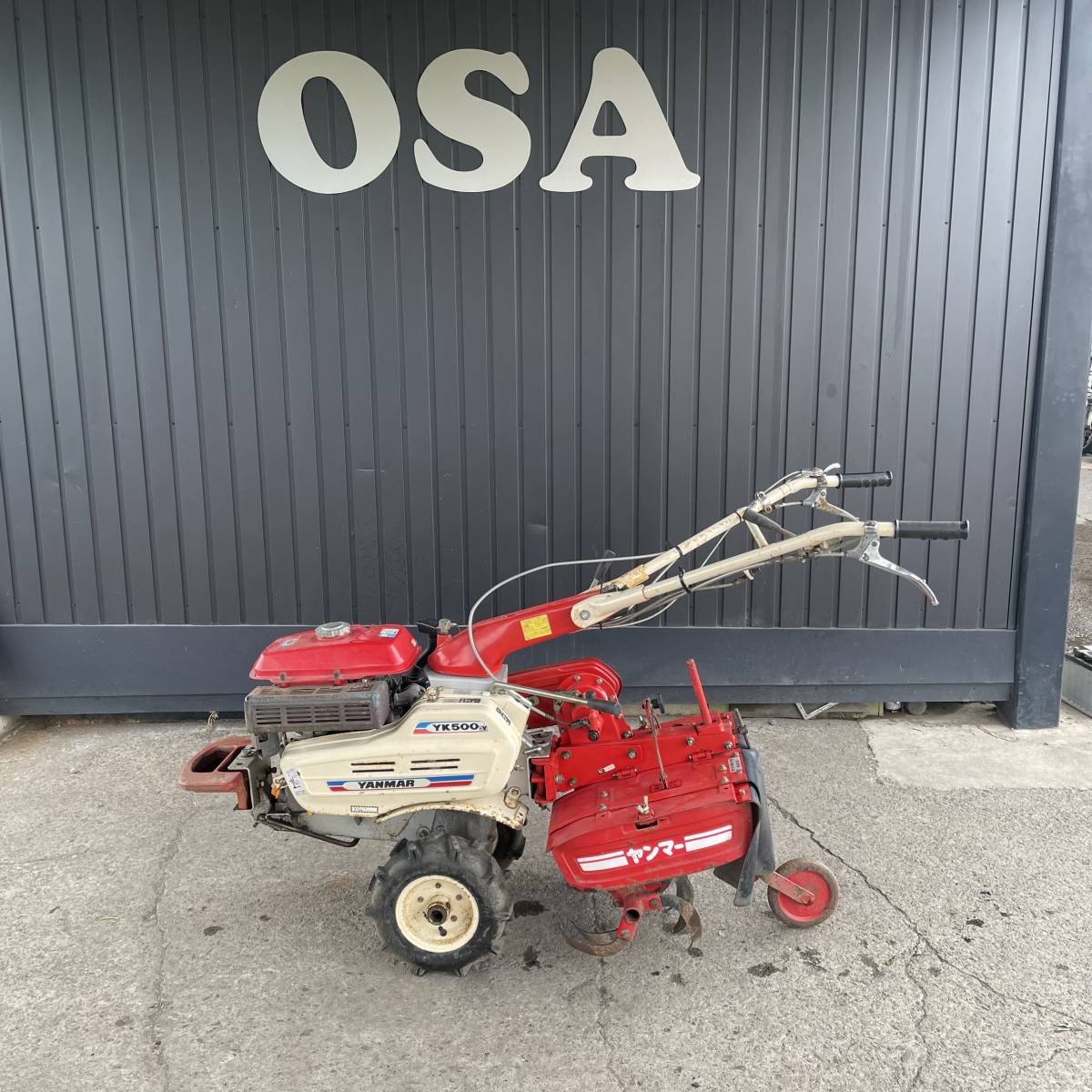 岐阜発 実動/動画有り ヤンマー/管理機 YK500/管理機/耕運機/家庭菜園/農用トラクター/ロータリーRC3/現状品 R5.9/22 y ...